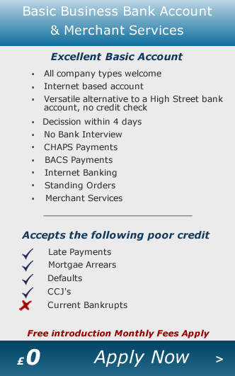 Guaranteed Business Bank Account and Basic Business Bank Accounts
